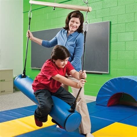 Bolster Swings For Balance Strengthening And Play Therapy