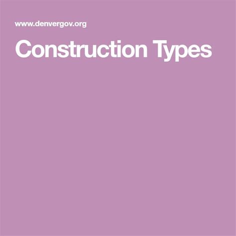 Construction Types Construction Types Residential Contractor Construction
