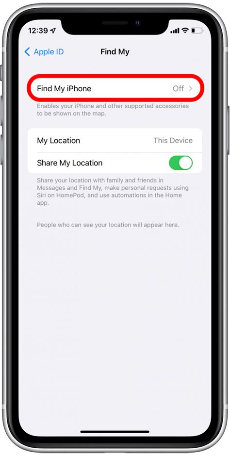 How To Turn On Find My Iphone