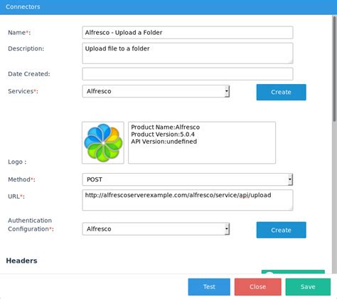 Alfresco Services And Enterprise Connectors Documentation ProcessMaker