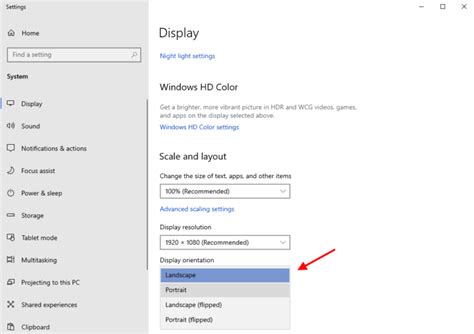 Change Screen Orientation Portrait Landscape In Windows