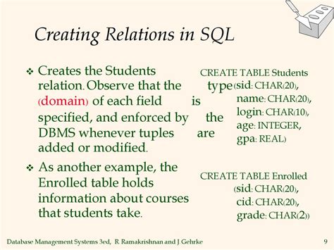 The Relational Model Chapter 3 Ppt Download