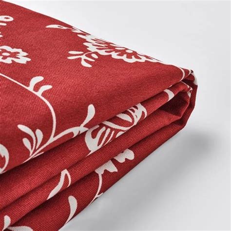 Чехол на угловой 3-местный диван - IKEA EKTORP, красный/белый, ЭКТОРП ...