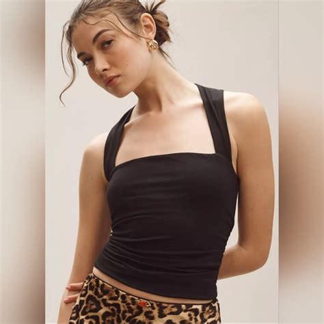 Anthropologie Tops Nwt Anthropologie Maeve Warm Up Tank Black Med