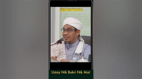 Ustaz Nik Bakri Nik Mat Youtube