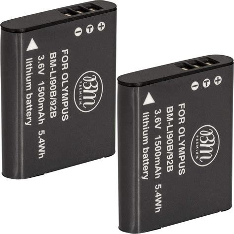Amazon.com : OM SYSTEM OLYMPUS LI-90B Rechargeable Battery (Silver ...