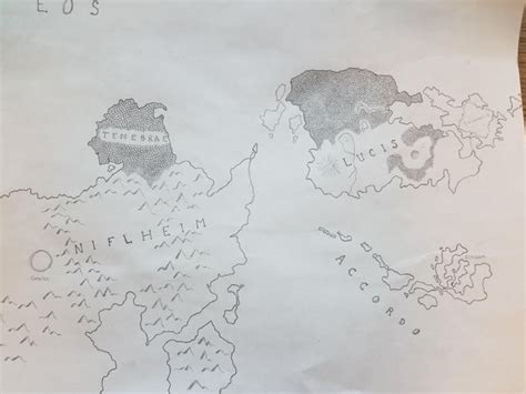 I Doodled An Eos Map In The Style Of Jrr Tolkien Rffxv