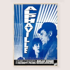 Alphaville Movie Poster Godard Sci Fi Film Print Retro Noir Cinema