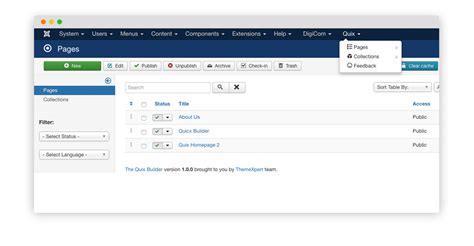 Quix The Most Advanced Drag Drop Website Builder For Joomla ThemeXpert