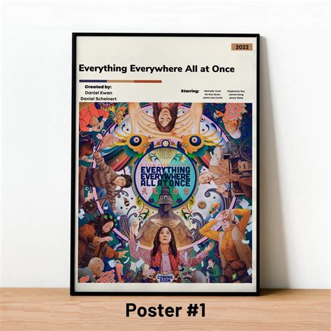 Everything Everywhere All At Once Poster 8 Different Print Modern