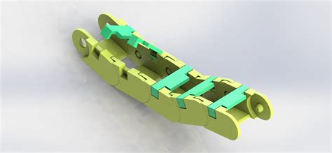 🔌 Flexible Open Type Cable Chain 20x12mm Cable Chain・ Stl File For 3d