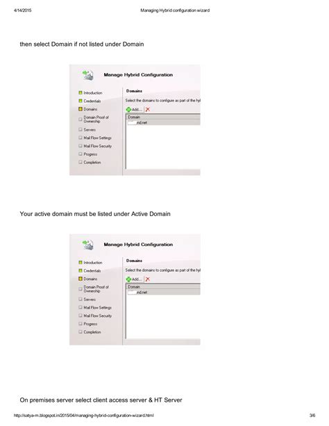 Managing Hybrid Configuration Wizard Pdf