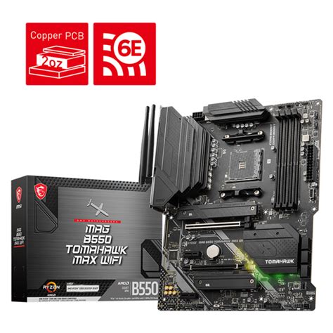 MSI MAG B550 TOMAHAWK MAX WIFI Gaming Motherboard – Computer Lounge