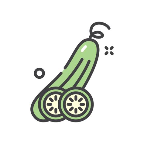 Cucumber Free Food And Restaurant Icons