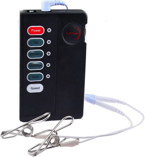 Amazon Com Electro Shock Nipple Clamps Clips Breast BDSM Bondage Restraint Fetish Penis Lock