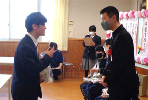 卒業を祝う会 秋田県立能代支援学校
