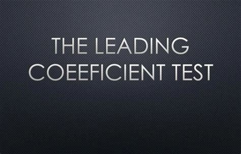 The Leading Coefficient Test 10 Pythagoras