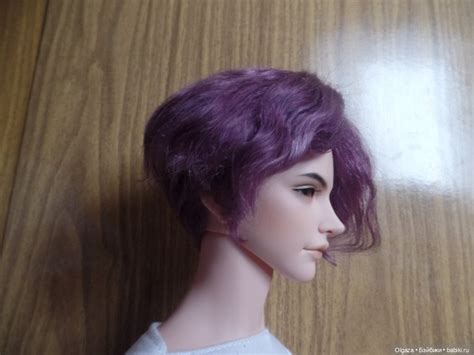 Кукла БЖД (BJD) - Фиолетовый парик 8-9 (21,5см) для iplehouse купить в ...