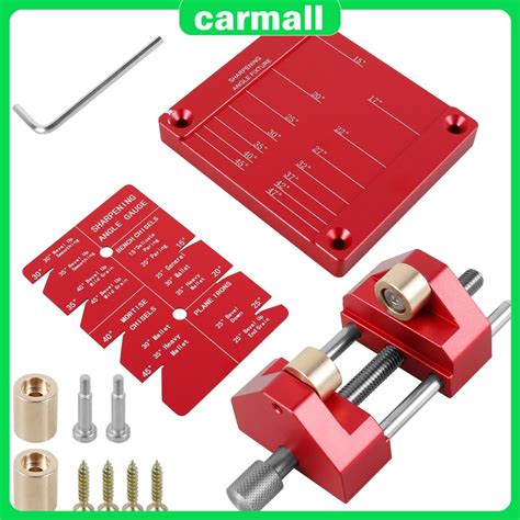 Honing Guide เครื่องมือ Chisel Sharpening Jig ปรับไม้ Sharpener Bracket มุมติดตั้ง Shopsbc7676
