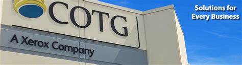 Cotg A Xerox Company Managed Print Services Technology Consulting