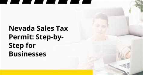 Nevada Sales Tax Permit Step By Step For Businesses