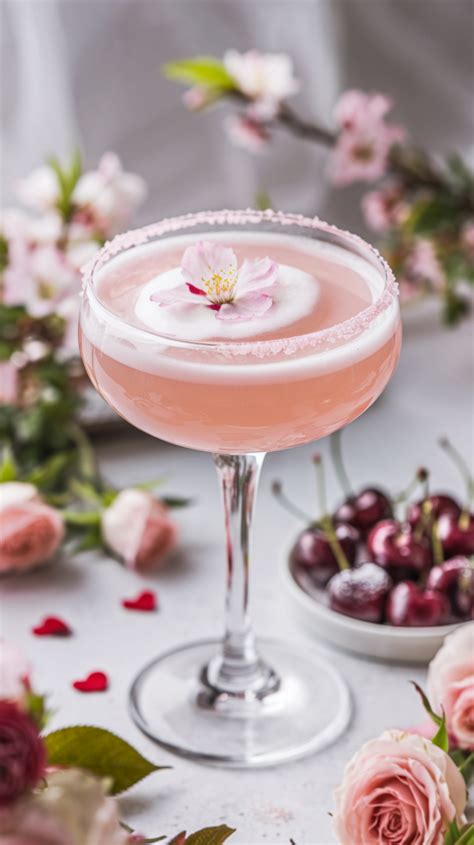 Cherry Blossom Gin Cocktail Where Tiana Travels