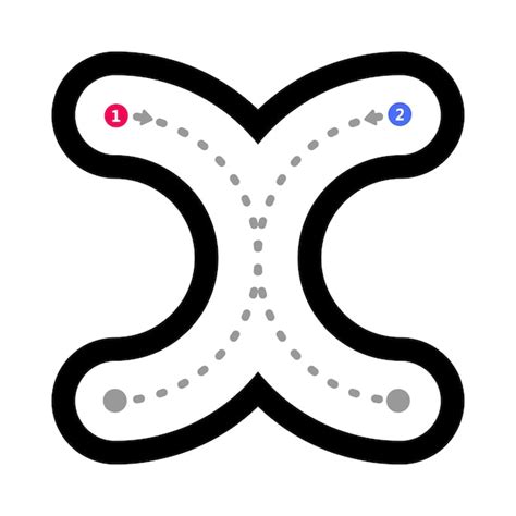 Premium Vector Tracing Alphabet Letter X Lowercase Prewriting Dotted Line Element For