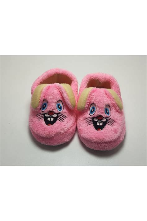 Hanedan Sevimli Tavşan Desenli Pembe Çocuk Panduf Fiyatı Yorumları Trendyol