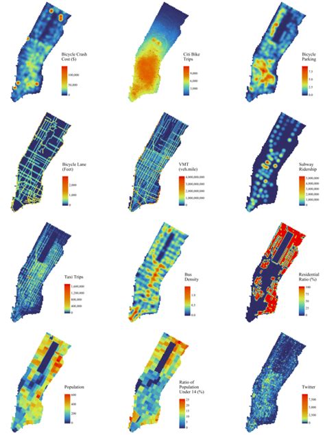 Spatial Distributions Of Grid Cell Specific Features Download