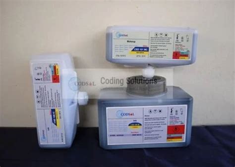 Blue And Black Domino Printer Ink Packaging Type Bottle At ₹ 850