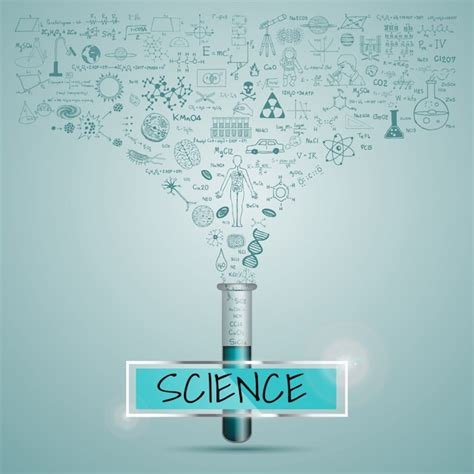 Science Background Design Free Vector