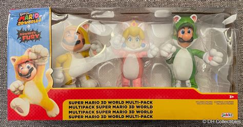 2021 Jakks Pacific Super Mario 3d World Multi Pack New Dh Collectibles