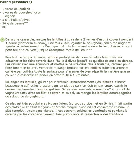 Recette Moujadara Bourghoul Aux Lentilles Facile Et Rapide