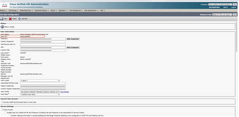 Directory Service Integration Through Webex Common Identity For