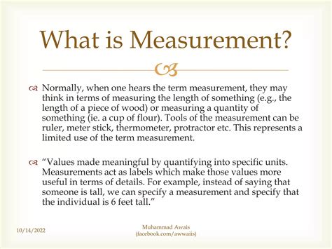 What Is Measurement And Its Levels Mass Media Research Pptx