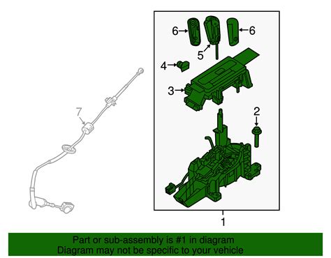 2009 2014 Ford F 150 Gear Shift Assembly 9l3z 7210 Fa Oem Parts Online