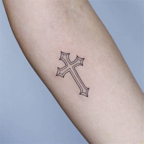 20 Most Popular Small Cross Tattoos Small Cross Tattoos Cross Tattoos For Women Celtic Cross