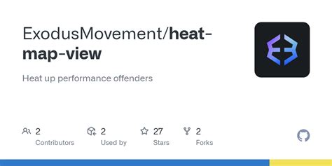 Github Exodusmovement Heat Map View Heat Up Performance Offenders