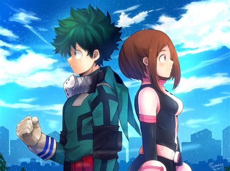X Izuku Midoriya Ochaco Uraraka Wallpaper Coolwallpapers Me
