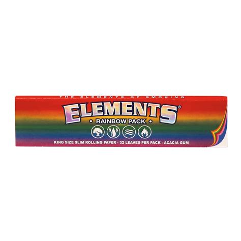 Elements® Rainbow King Size Slim Elements Ultra Thin Papers
