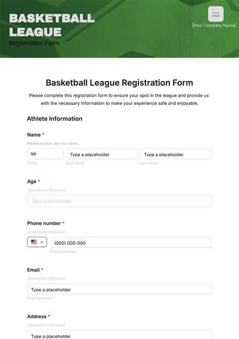 Free New Customer Registration Form Template To Edit Online