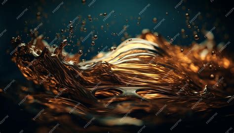 물 속의 생생한 색상은 Ai가 생성한 추상적인 물결 패턴을 생성합니다 무료 사진 물 속의 생생한 색상은 Ai가 생성한 추상적인 물결 패턴을 생성합니다 무료 사진