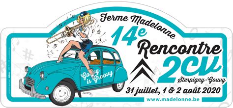 2cv Plaque 2020 Ferme De La Madelonne