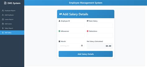 Github Apoorv3826employee Management System A Full Stack Employee Management System Using