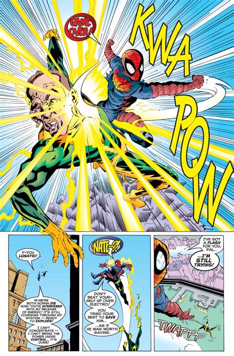 Comic Electro Spider Man