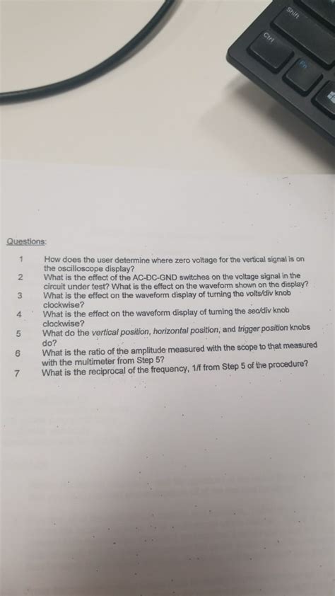 Solved Questions 1 How Does The User Determine Where Zero