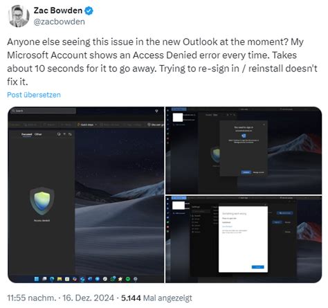 New Outlook App Drops Login Error 0x80049dd3 Borns Tech And Windows World