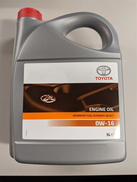 Genuine 5 Litre Toyota 0W16 Motor Oil 08880-83889 | eBay