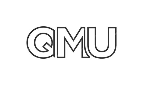 Premium Vector Qmu Logo Design Template With Strong And Modern Bold Text Initial Based Vector Premium Vector Qmu Logo Design Template With Strong And Modern Bold Text Initial Based Vector