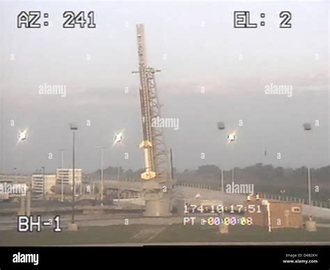 Nasa Terrier Improved Orion Suborbital Rocket Launch Video Stock